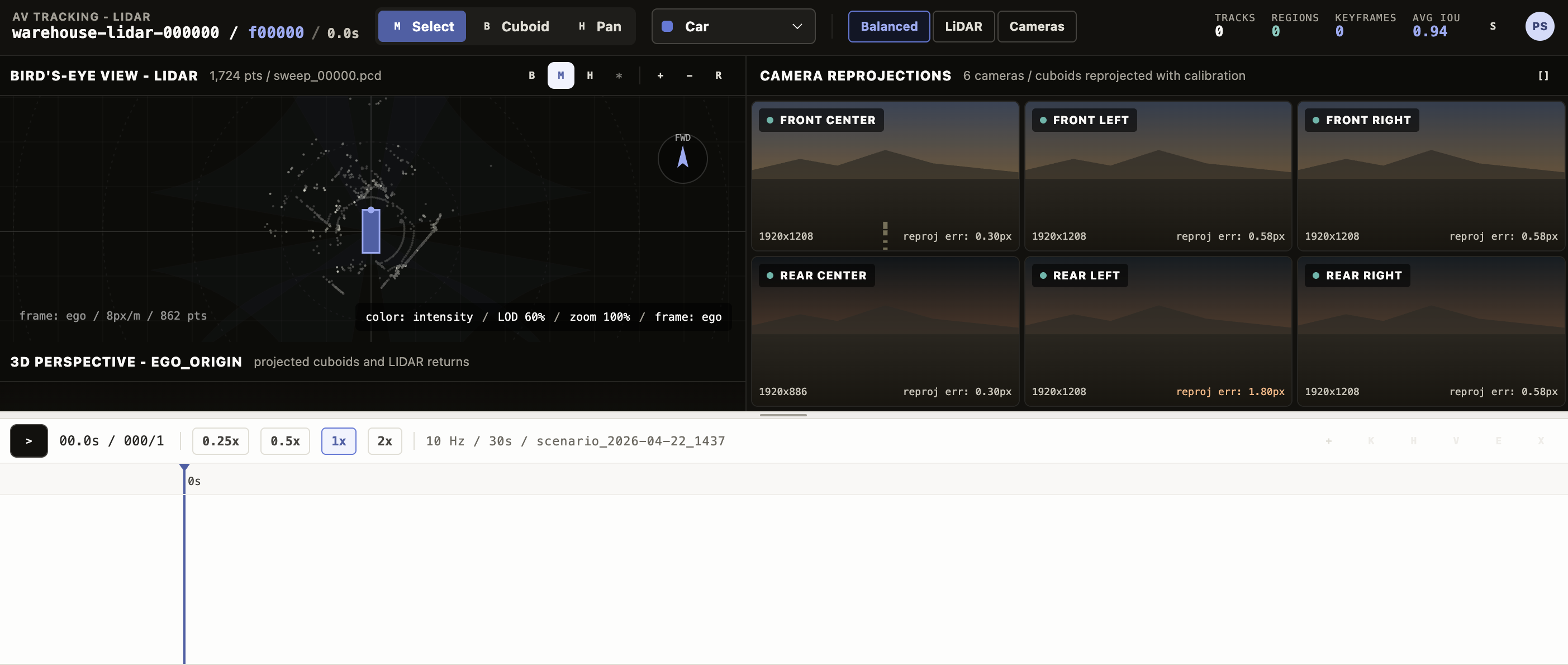 Label Studio — Template for LiDAR labeling interfaces